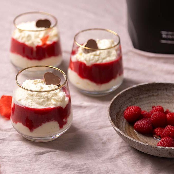 Raspberry Mascarpone Cream – Dessert for a romantic day – Kuvings ...